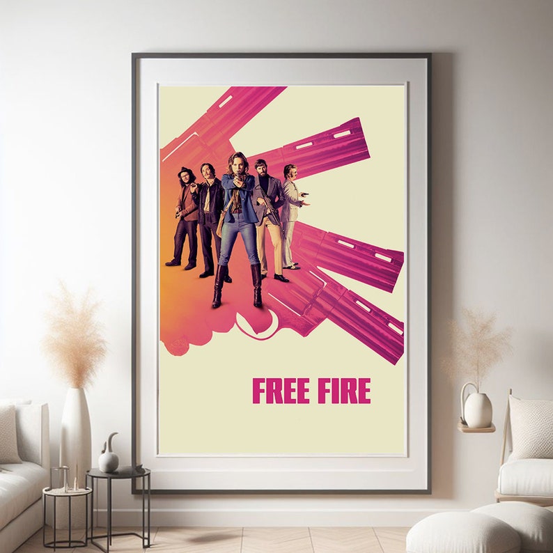 Free Fire Movies Posters, Room Decor Paper Posters, Classic Film, Wall ...
