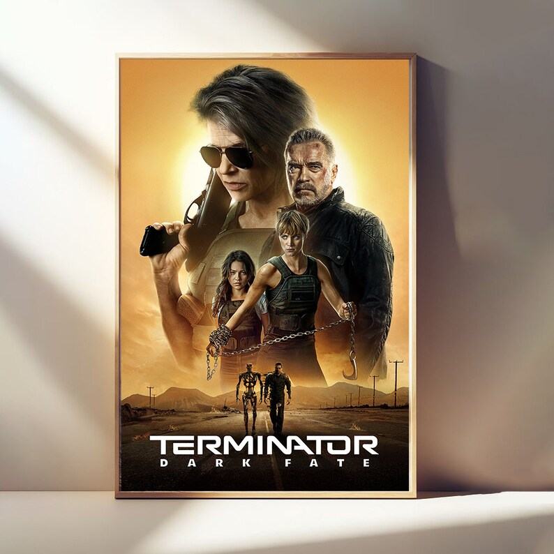 Terminator Dark Fate Movies Posters, Room Decor Paper Posters, Classic ...