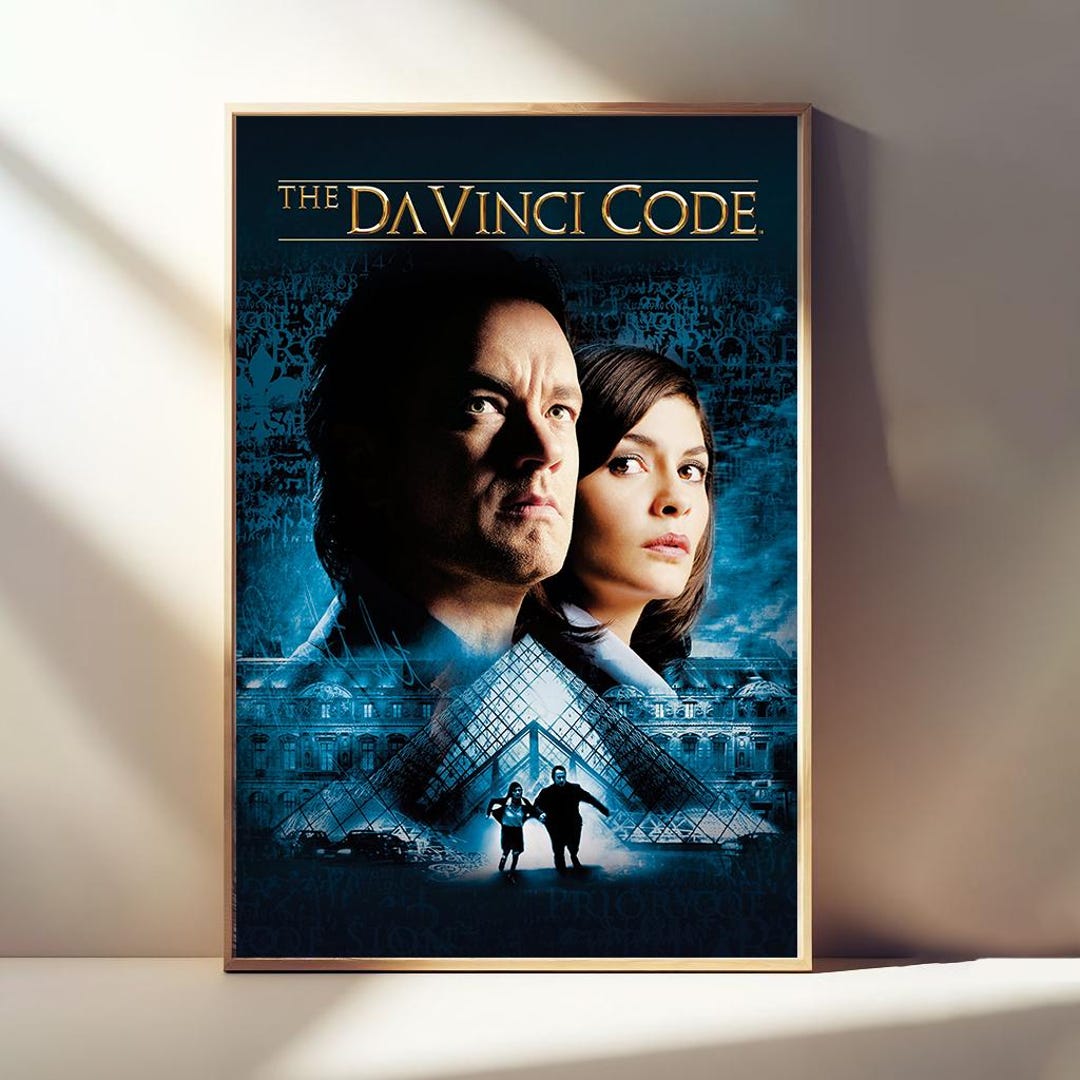 The Da Vinci Code Movie Poster, Classic Film, Room Decor Canvas Posters ...