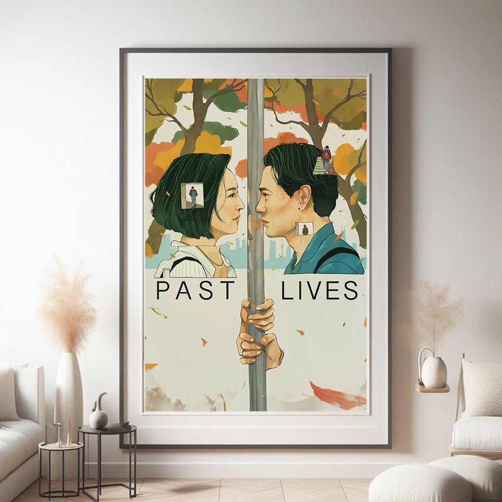 Past Lives Movie Poster, Classic Film, Room Decor, Canvas Posters, Wall ...