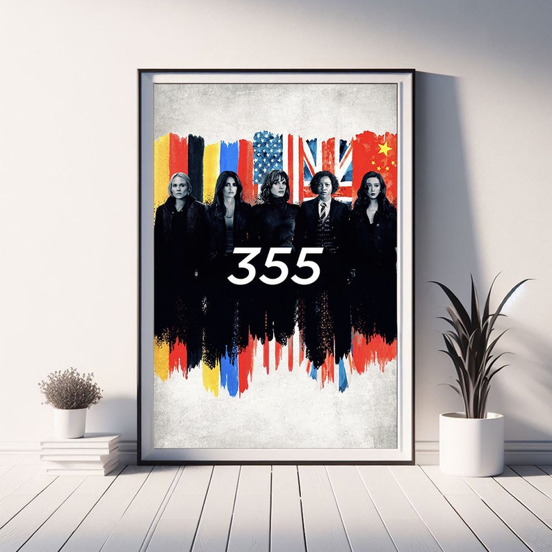 The 355 Movies Posters, Room Decor Canvas Posters, Classic Film, Wall ...