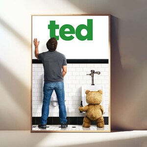 Ted Movies Posters, Room Decor Canvas Posters, Classic Film, Wall Art ...