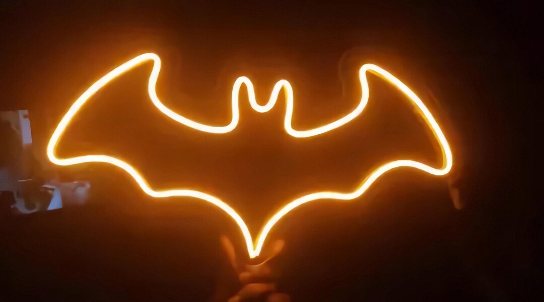 Custom Batman Neon Sign Personalized Superhero Wall Light LED Neon ...