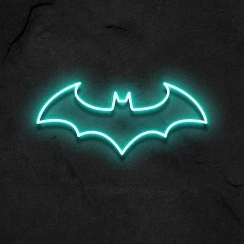 Custom Batman Neon Sign Personalized Superhero Wall Light LED Neon ...