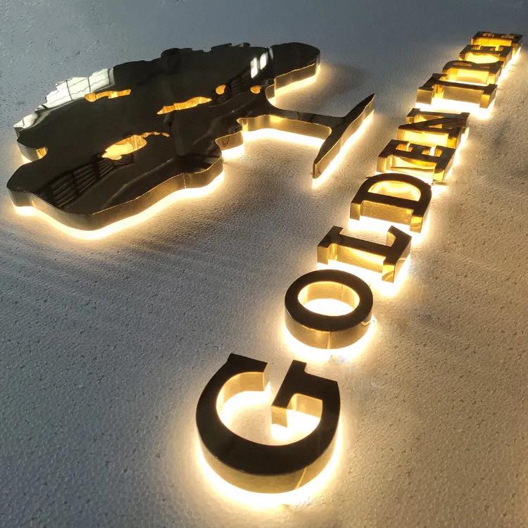 Custom 3D Backlit Studio Light Letter Sign Personalized Channel Letter ...