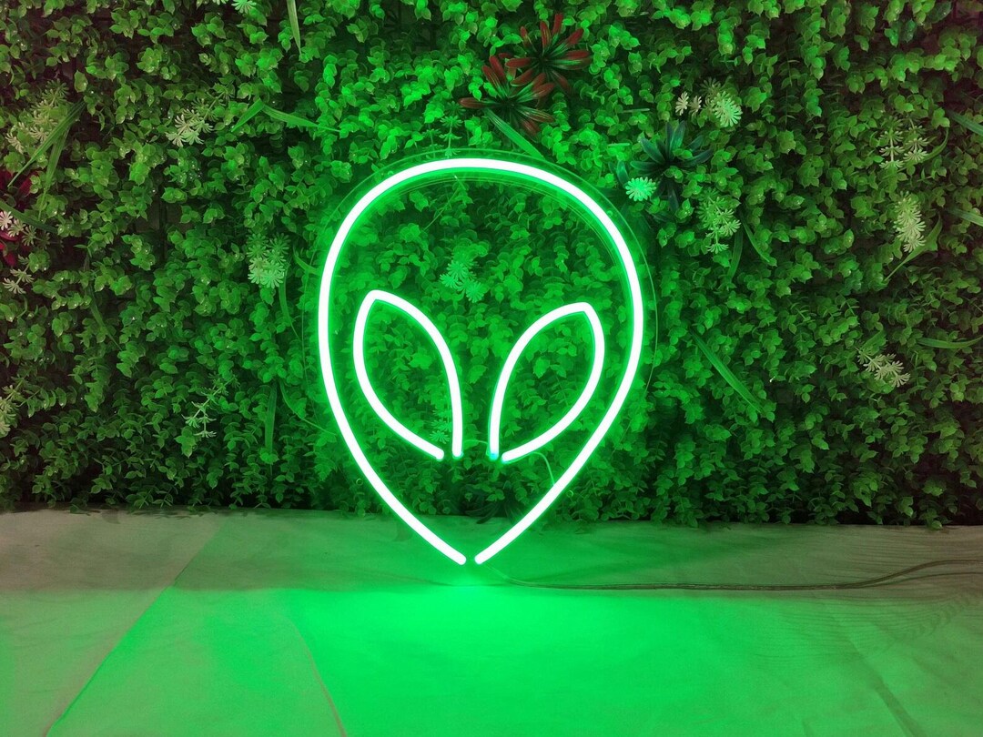 Alien Neon Sign, Custom Neon Sign, Mini Neon Sign , Personalized Neon ...