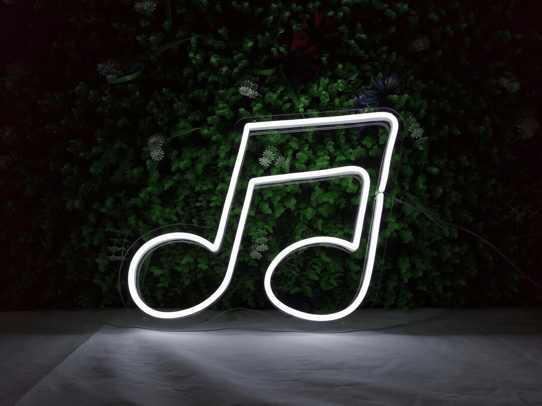 Custom Mini Music Note Neon Sign Personalized Led Neon Sign Wall Art ...