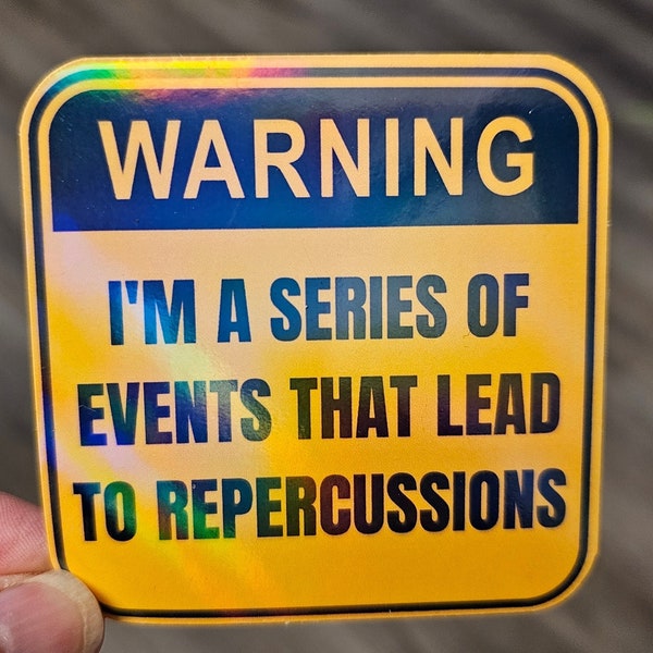 Funny Warning Stickers - Etsy