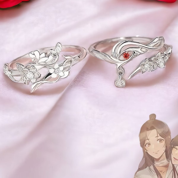 Adjustable Rings Anime - Etsy