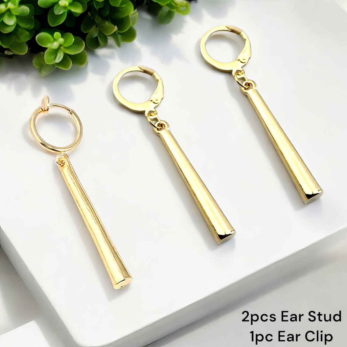 Zoro Cosplay Earrings Set | Unisex One Piece Anime Jewelry | Long ...