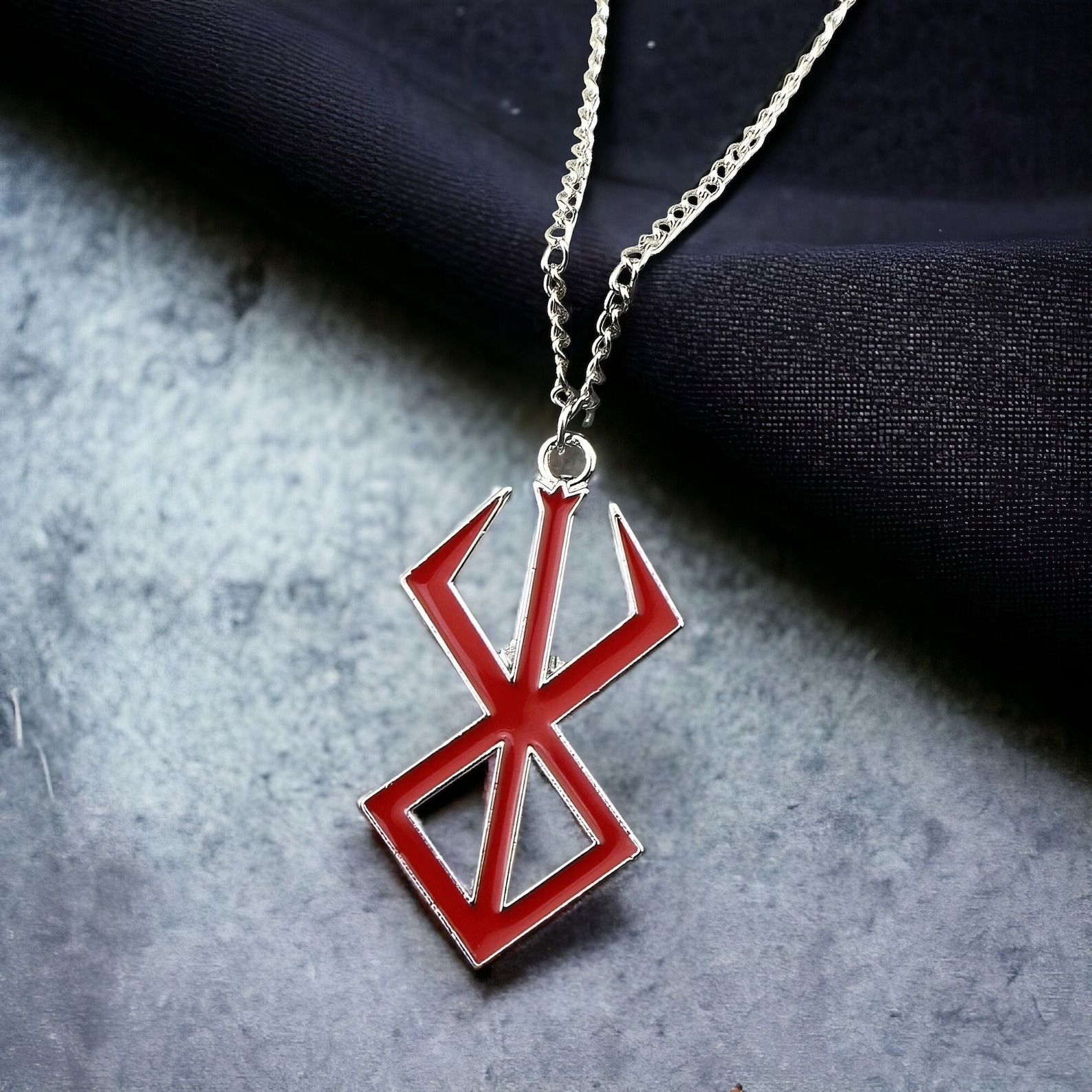 Berserk Mark Emblem Necklace – Guts’ Blade Pendant – Anime Cosplay ...
