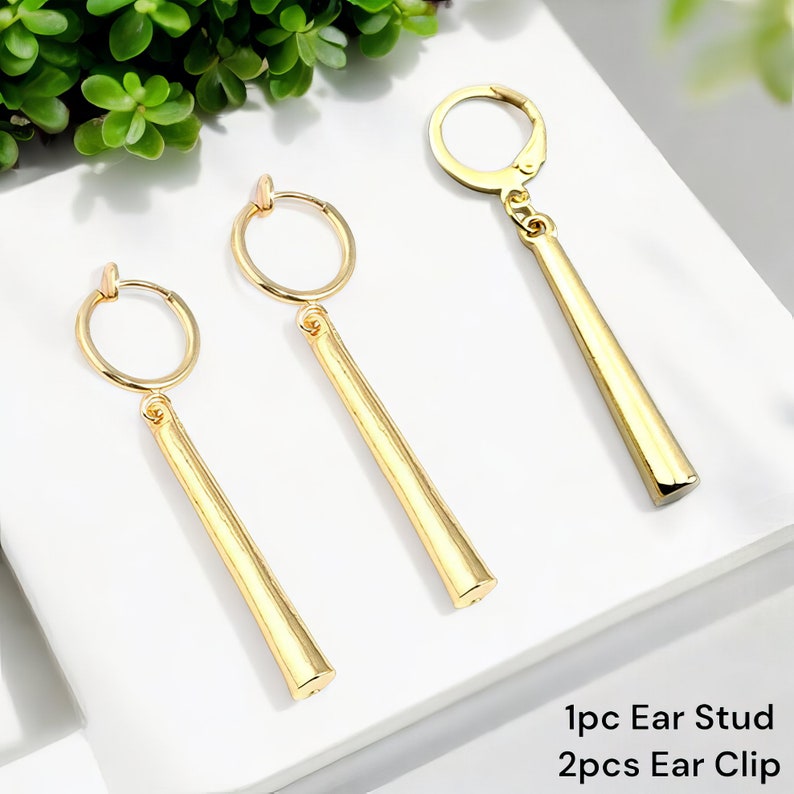 Zoro Cosplay Earrings Set | Unisex One Piece Anime Jewelry | Long ...