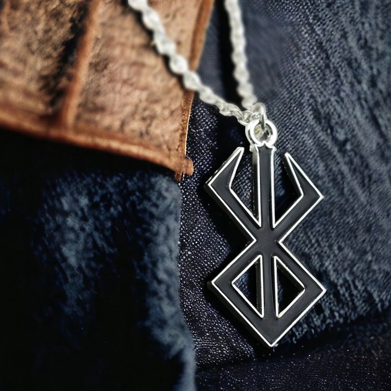 Berserk Mark Emblem Necklace Guts Blade Pendant Anime Cosplay Accessory ...