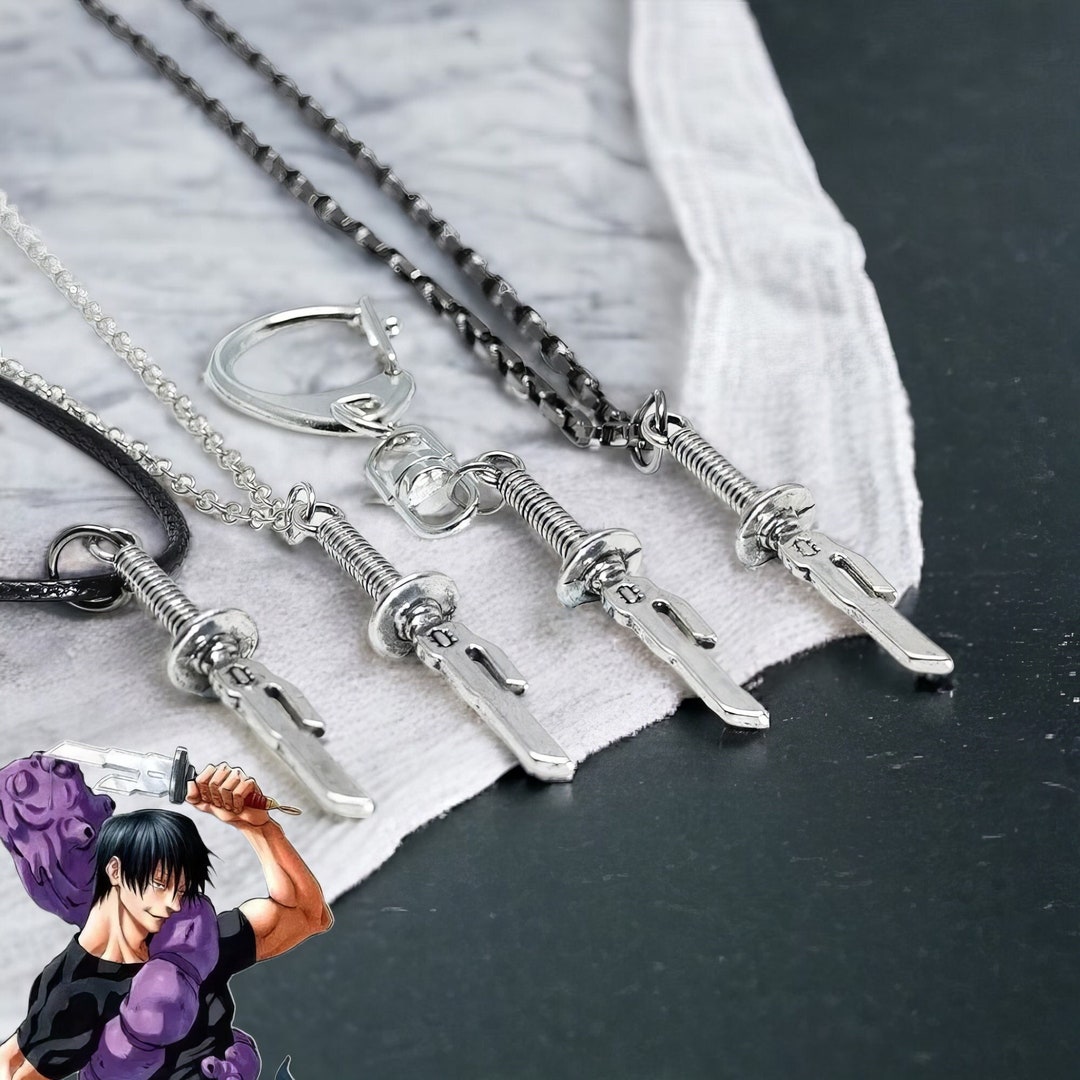 Fushiguro Toji Blade Amulet Jujutsu Kaisen Anime Necklace, Cosplay ...