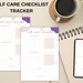 Mental Health Checklist EDITABLE, Self Care Tool, Health Planner ...