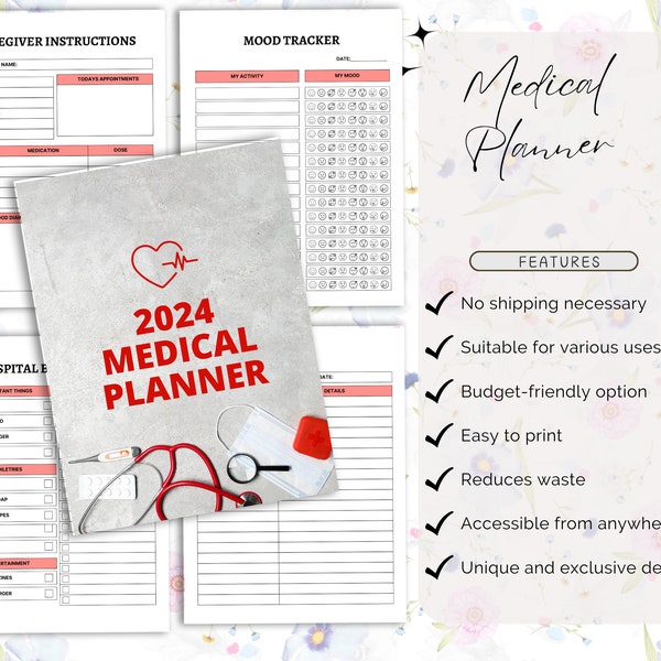 Medical Planner - Etsy