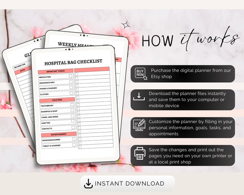 Medical Planner Tracker EDITABLE, Health Organizer, Doctor Appointment ...
