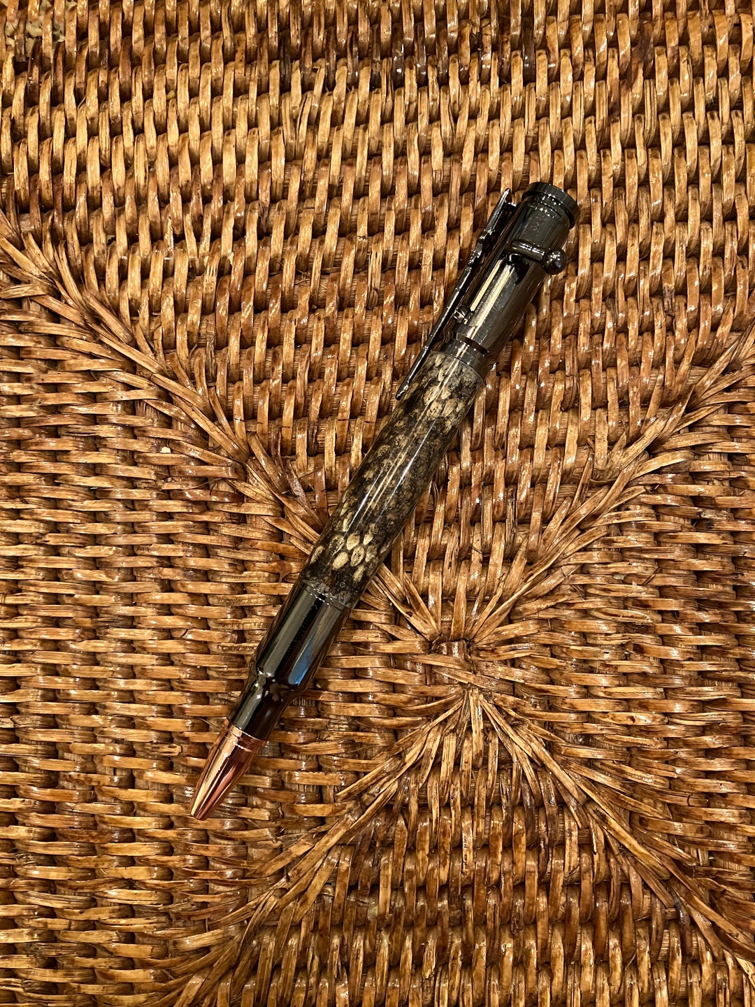 Eastern Diamondback Rattlesnake Bolt Action Bullet Pen - Etsy