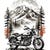 Motorcycle Scene SVG, Motor Bike Cut File Laser, Png Pdf, Motorcyclist ...