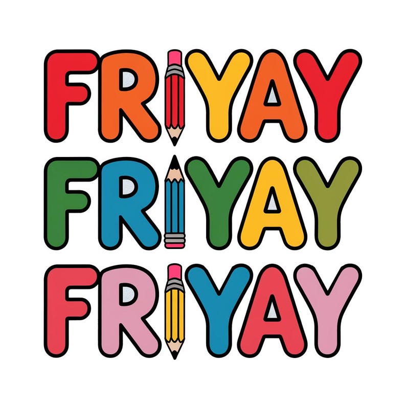 Friday Svg Mom Life Svg Retro Teacher Png Happy Friyay Png Friday Png ...