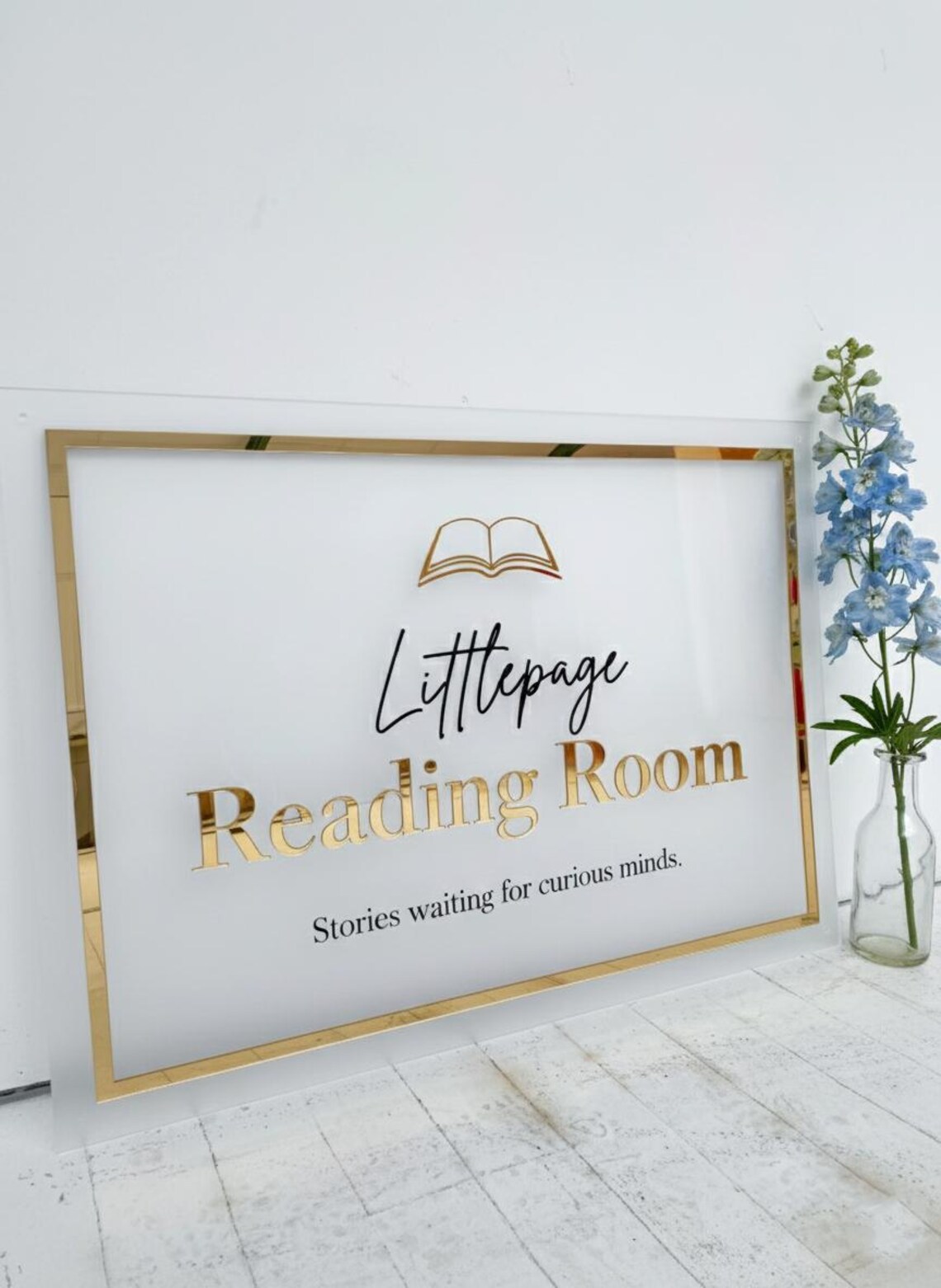 Custom Acrylic Business Logo Sign | Acrylic Welcome Sign | Salon Sign ...