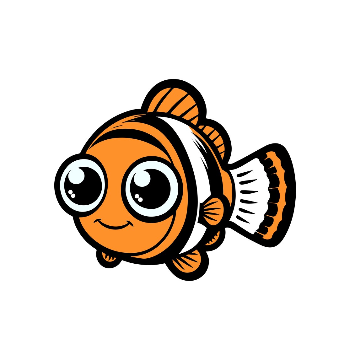 Finding_nemo Svg Eps Pdf Png, Cricut, Cutting File, Vector, Clipart ...