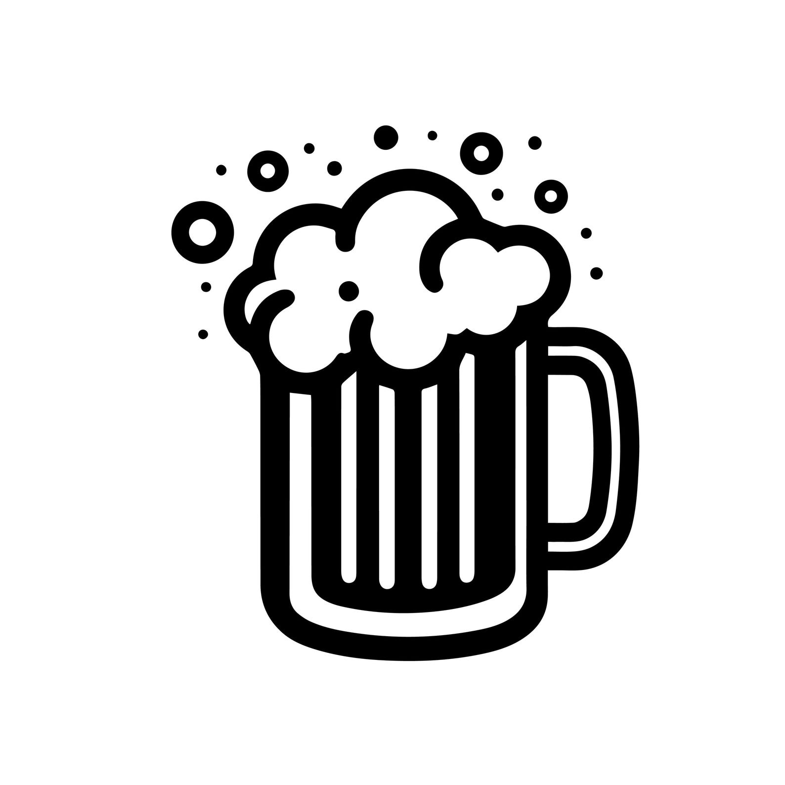 Beer SVG Files - Beer Mug Vector Images Silhouette Clip Art Svg- Eps ...