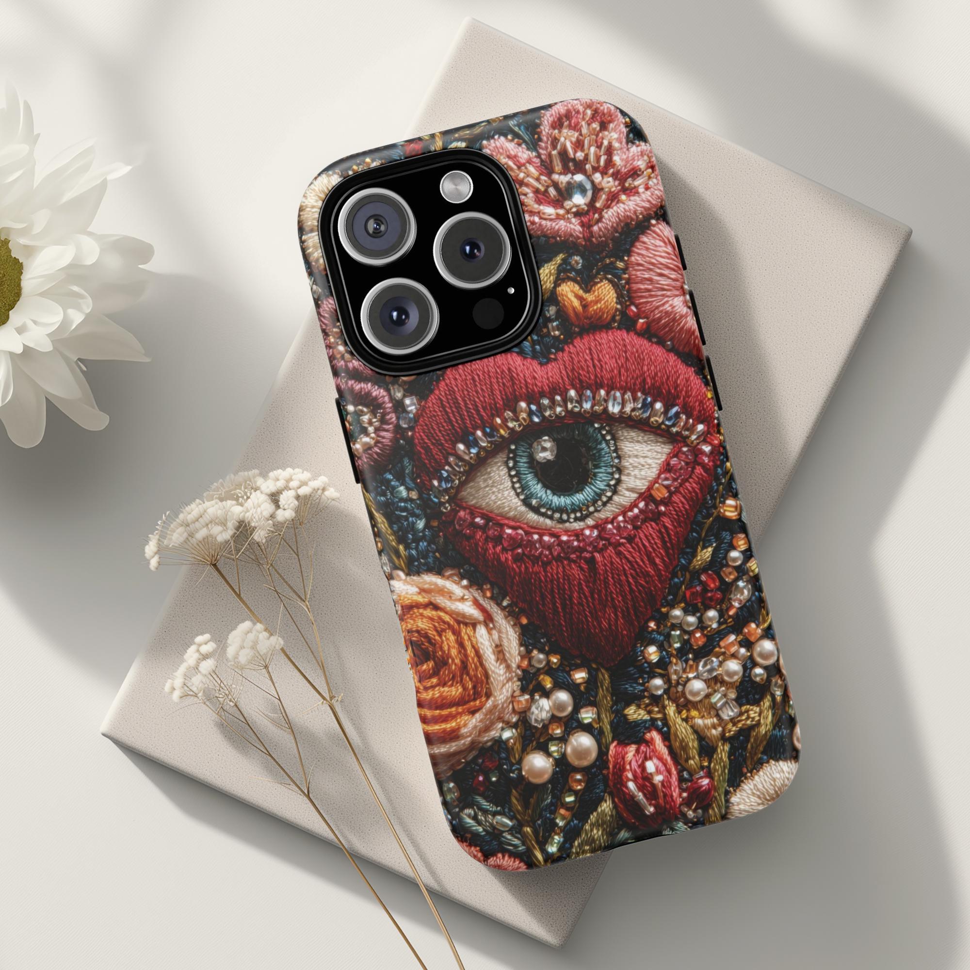 Creepy Eyes Phone Case Evil Eye Horror Grunge Cover Aesthetic Casing ...