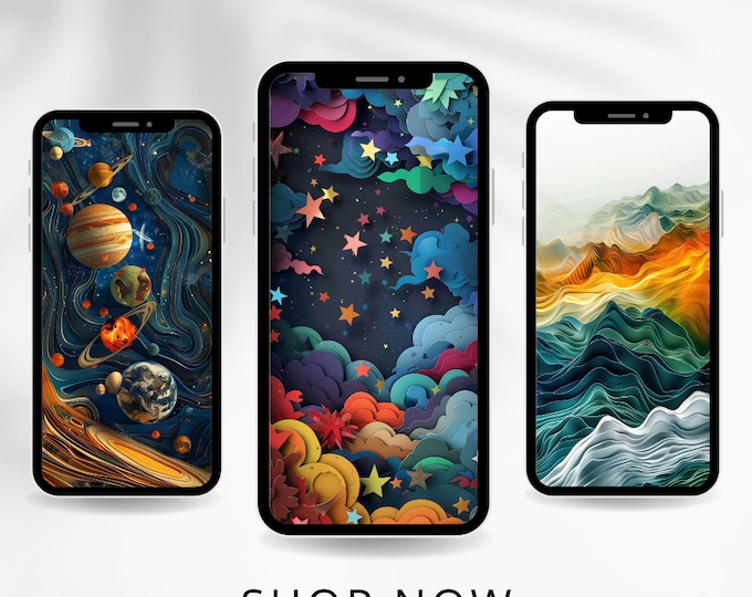 Paper Cut Art Phone Wallpapers: 4K Mobile Illustration (digital ...