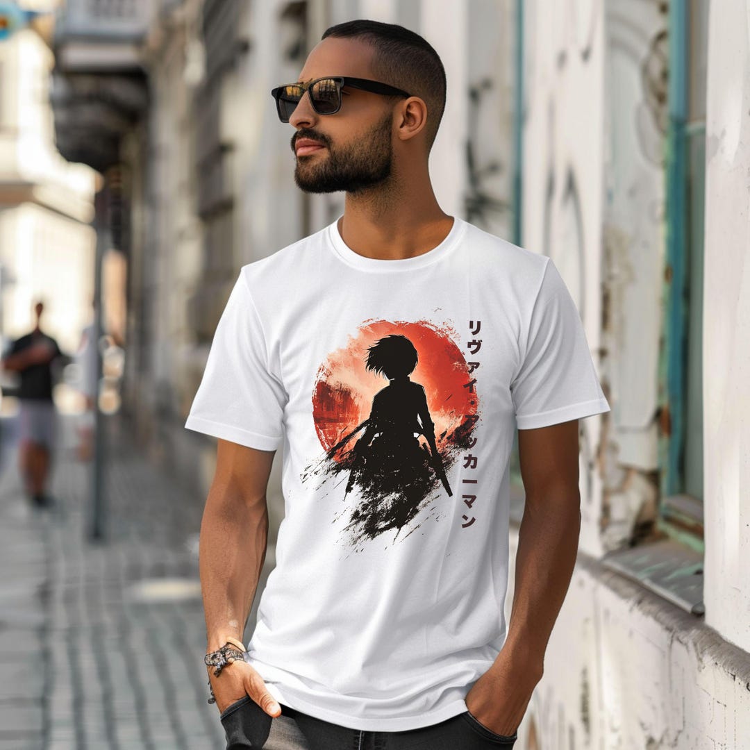 Attack on Titan Shirt, Levi Ackerman, AOT, Gift for Him, Birthday Gift ...