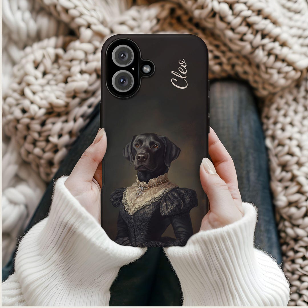 Custom Black Labrador Gifts, Personalized Black Lab Gifts, iPhone 16 ...