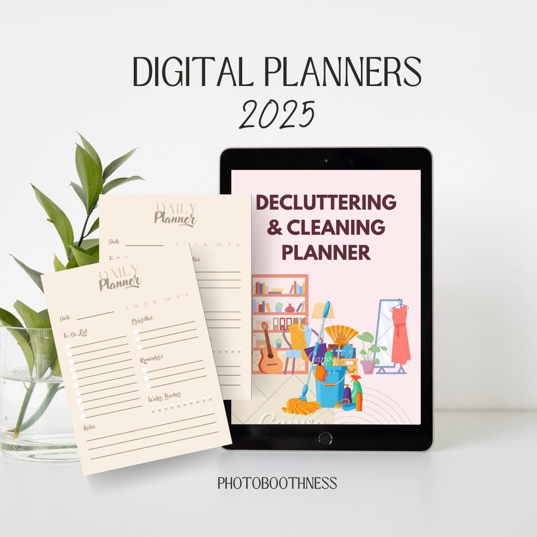 Printable Declutter Planner | Cleaning Planner | Decluttering Checklist ...