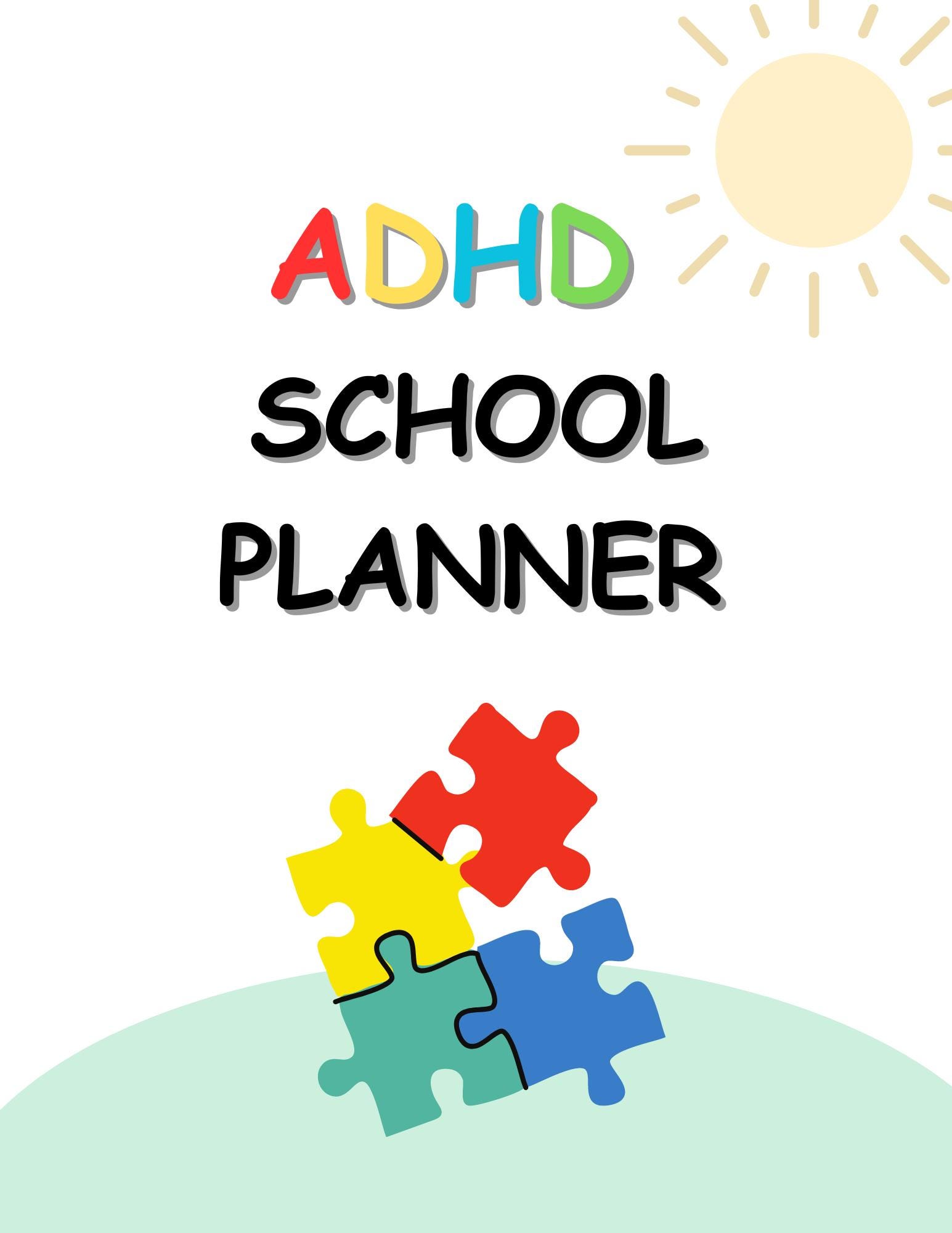 Digital Student Success Kit: Printable ADHD Planner and Organizational ...