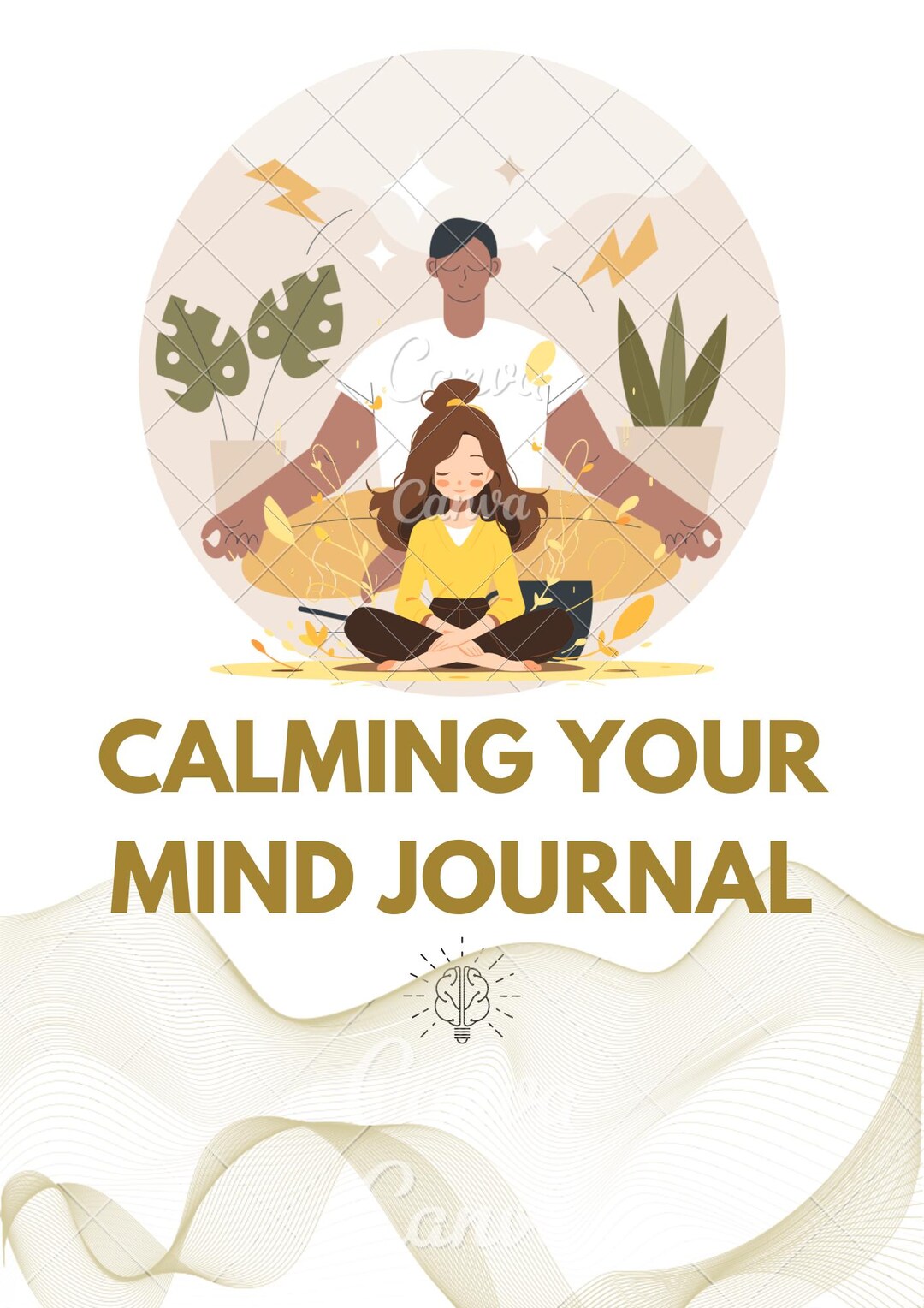 Calming Your Mind Journal / Mental Health Planner / Health Tracker ...
