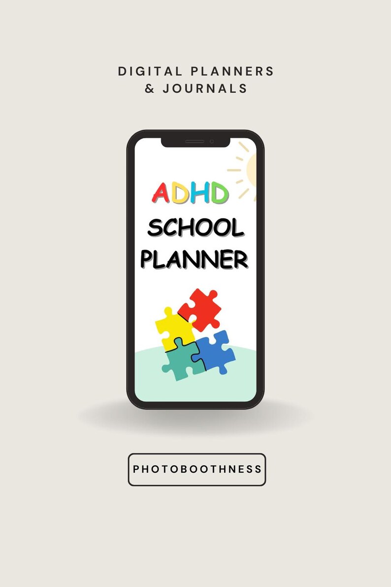 Digital Student Success Kit: Printable ADHD Planner and Organizational ...