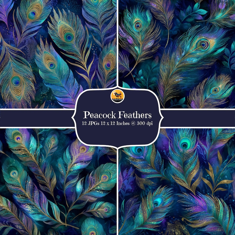 Peacock Papers - Etsy