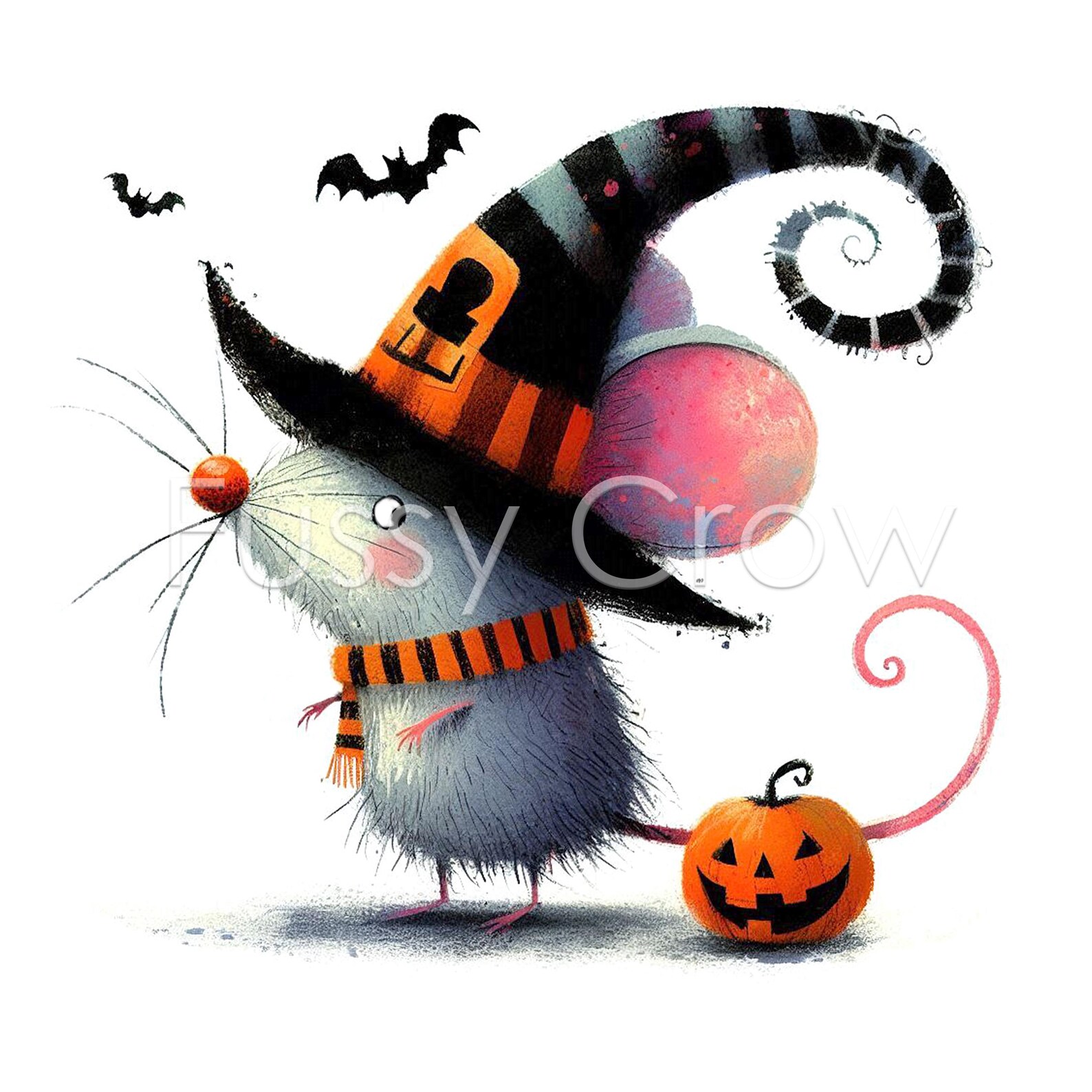 Halloween Mouse Clipart, 14 High Quality Jpgs, Watercolour Fall Animal ...