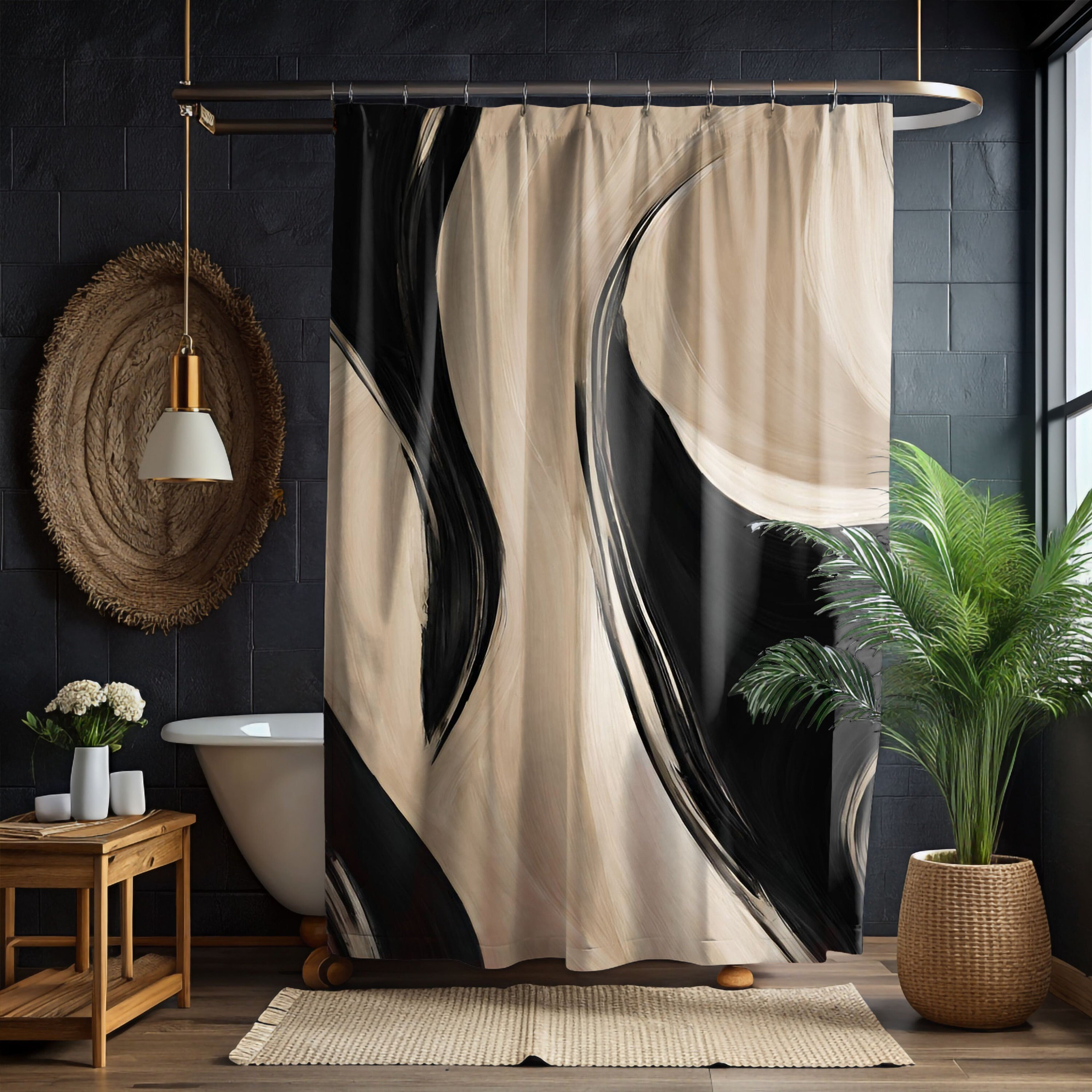 Colorful Shower Curtain, Beautiful Shower Curtain, Eyecatcher for Your ...