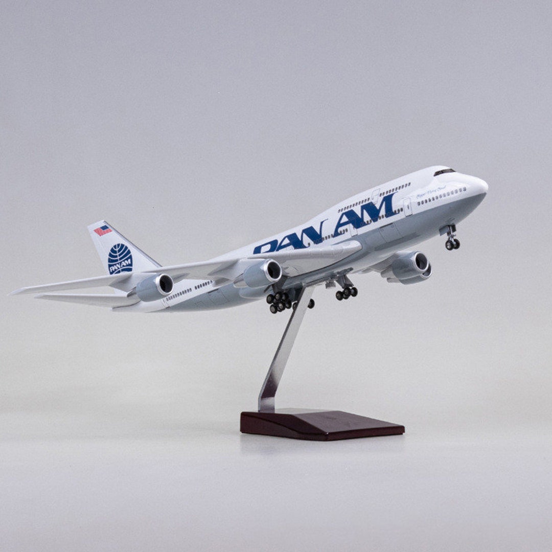 Extra Large Pan Am Boeing 747 Aircraft Model Plane Toy 1/150 Scale - Etsy
