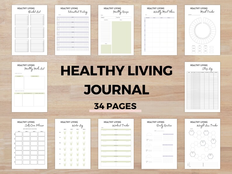 Digital Planner and Journal Bundle Digital Template Canva Digital ...