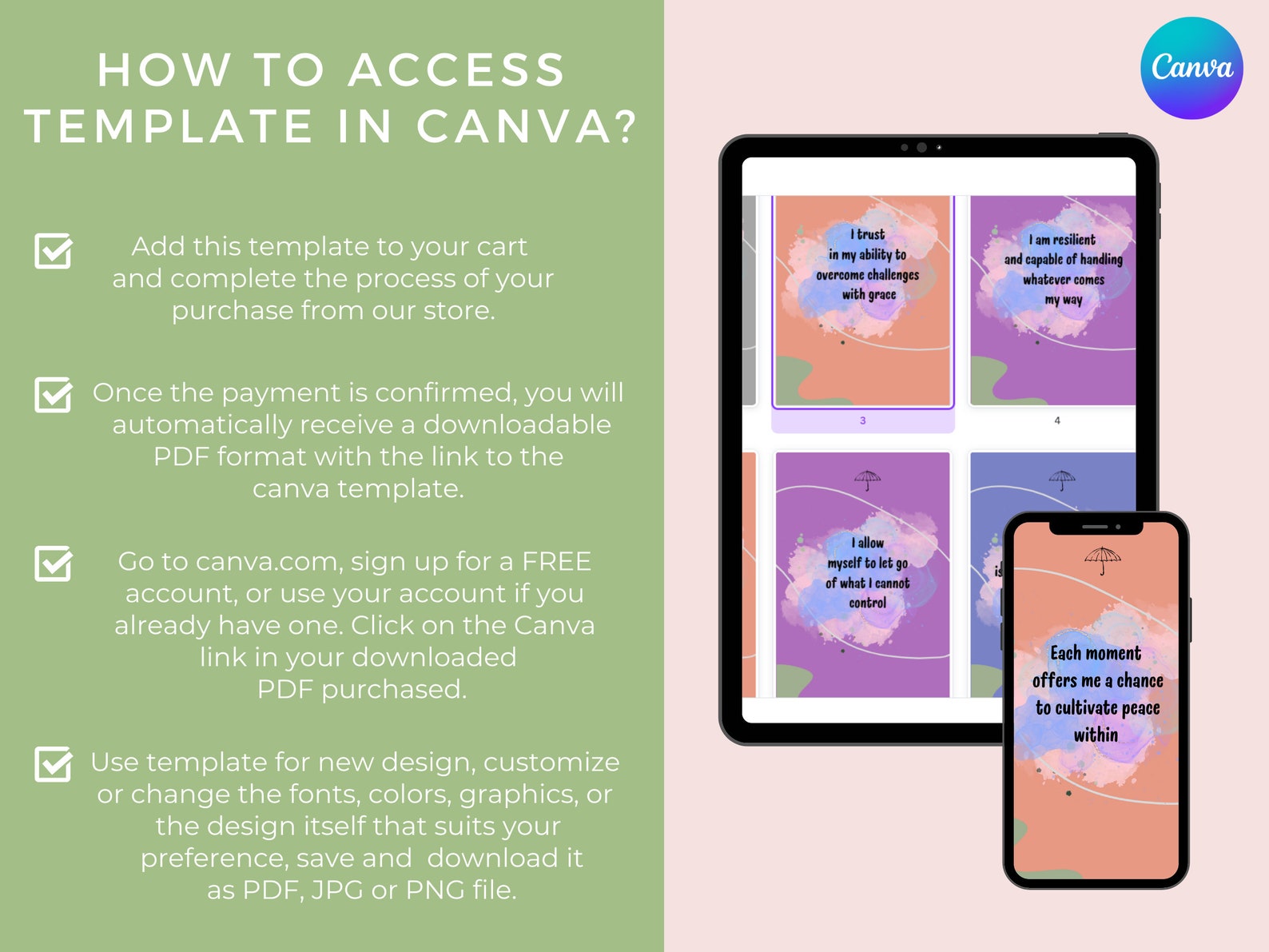 Positive Affirmation Cards Affirmation Cards Printable Affirmation ...