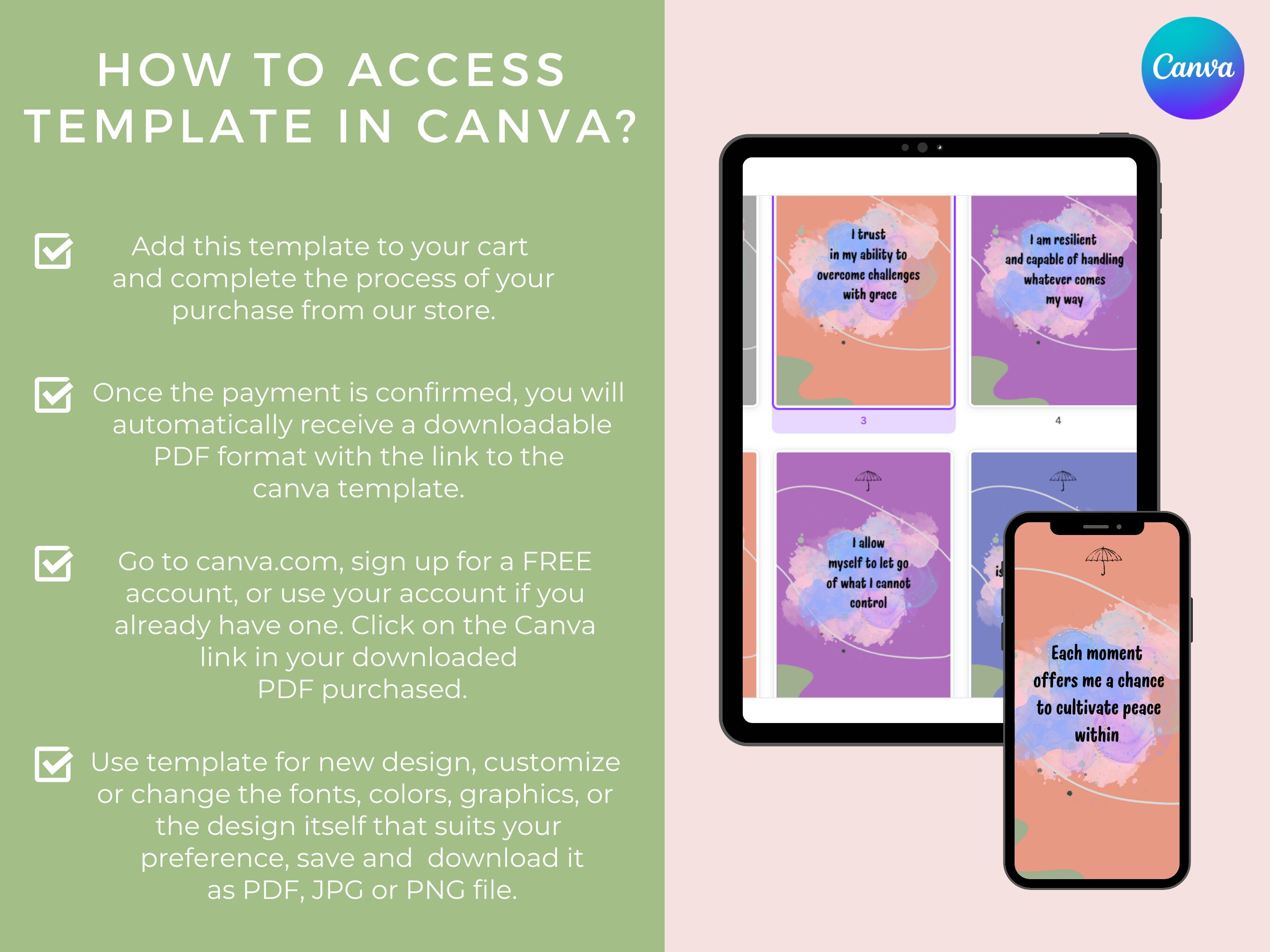 Positive Affirmation Cards Affirmation Cards Printable Affirmation ...