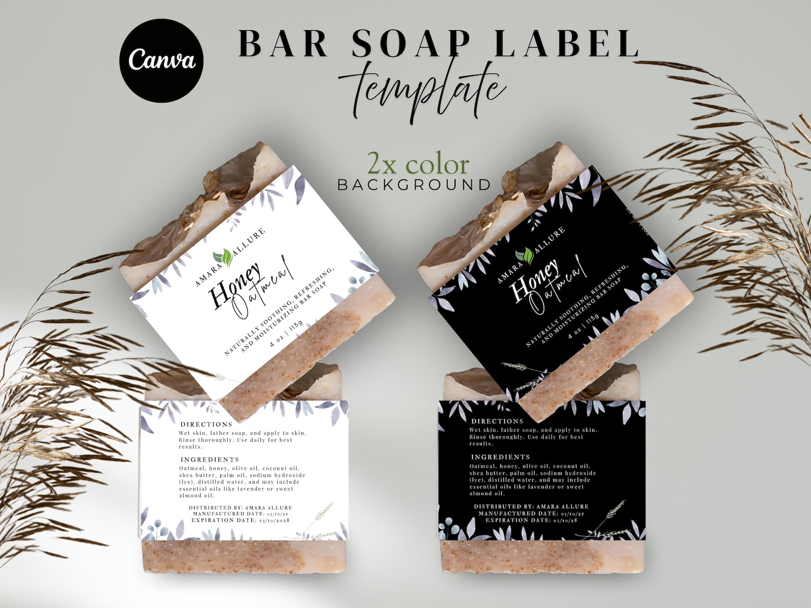 Soap Packaging Labels for Soap Printable Label Template Custom Soap ...