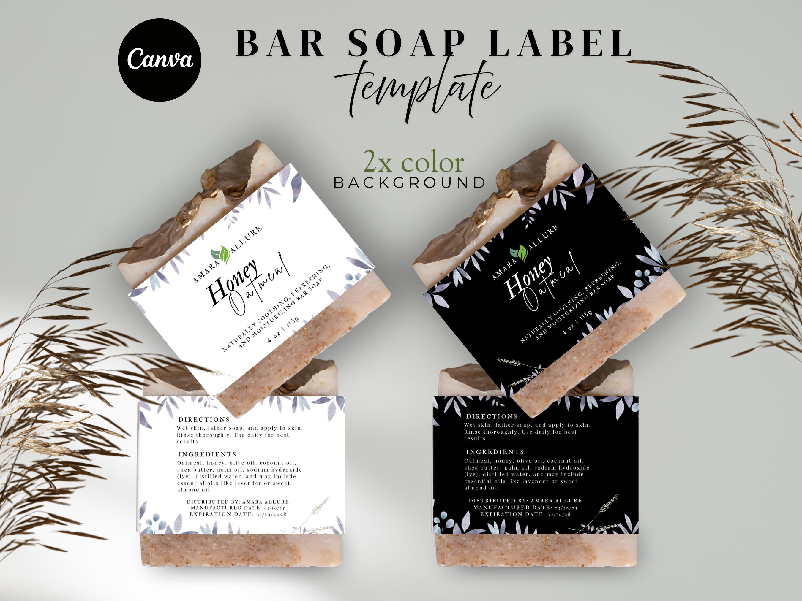 Soap Packaging Labels for Soap Printable Label Template Custom Soap ...