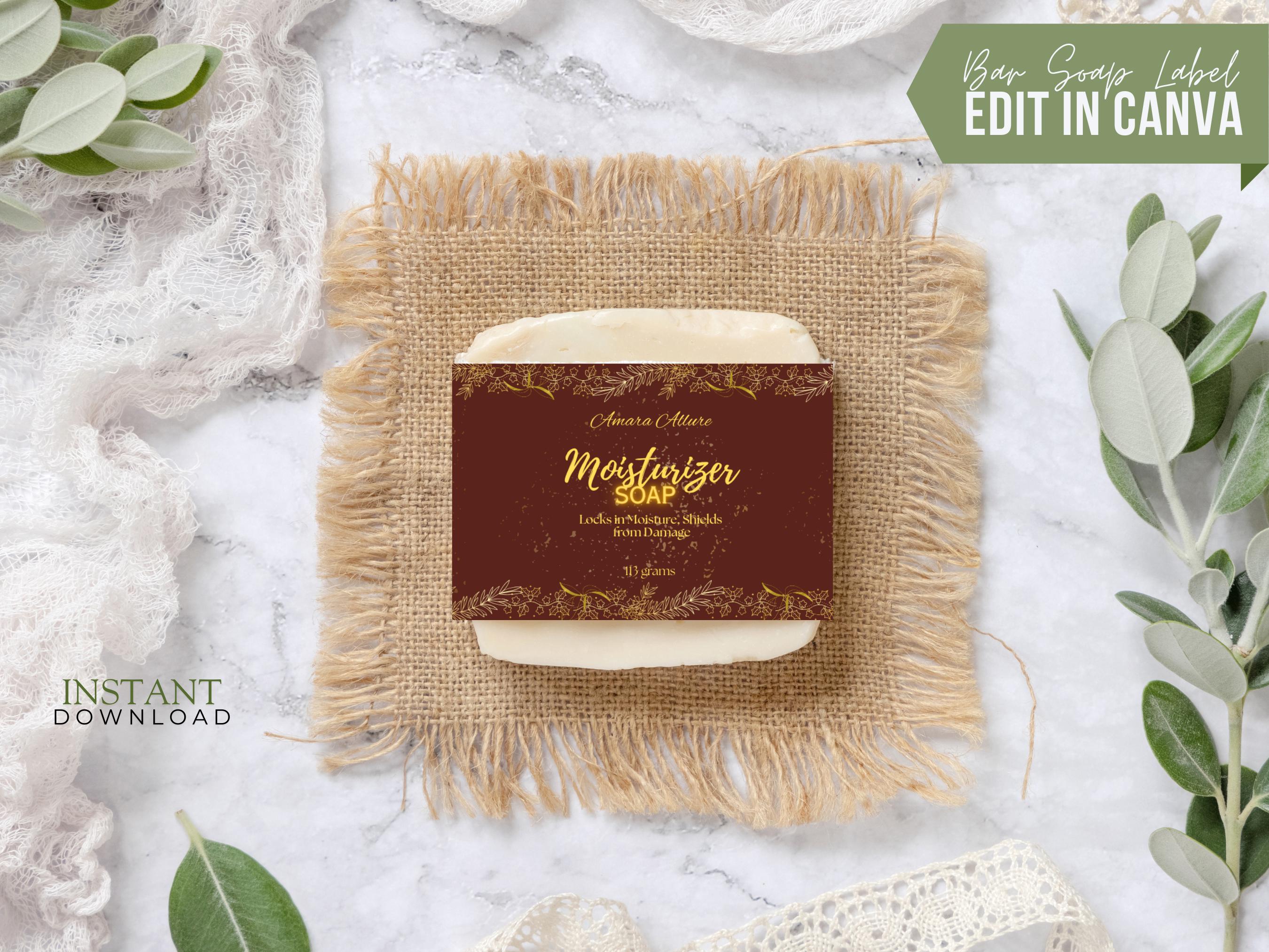 Editable Christmas Soap Label Template: Holiday Packaging (PDF) - Etsy