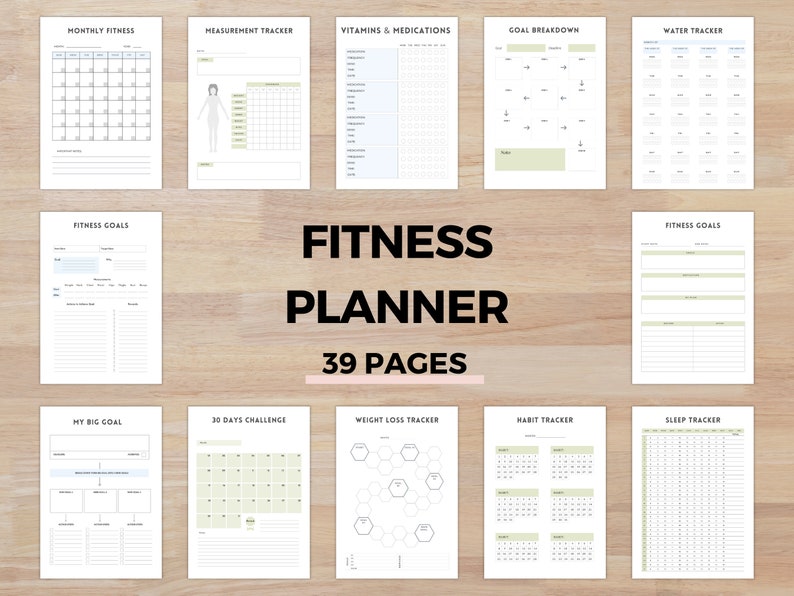 Planner Bundle Printable Planner Templates Digital Planner Printable ...