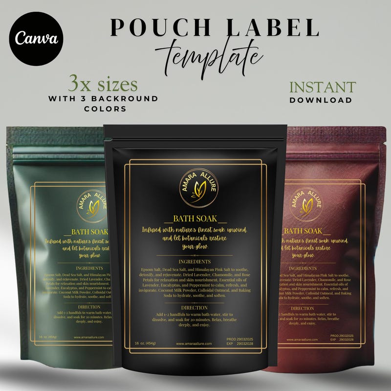 Logo Stickers for Tea Pouch - Etsy UK