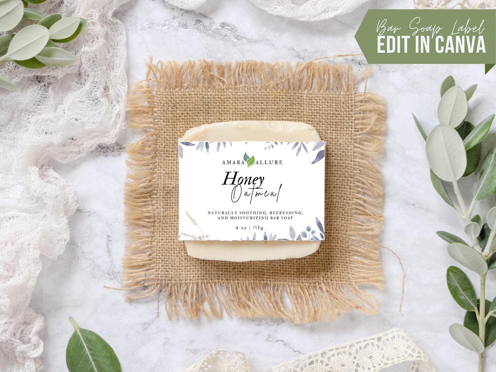 Soap Packaging Labels for Soap Pintable Label Template Custom Soap ...