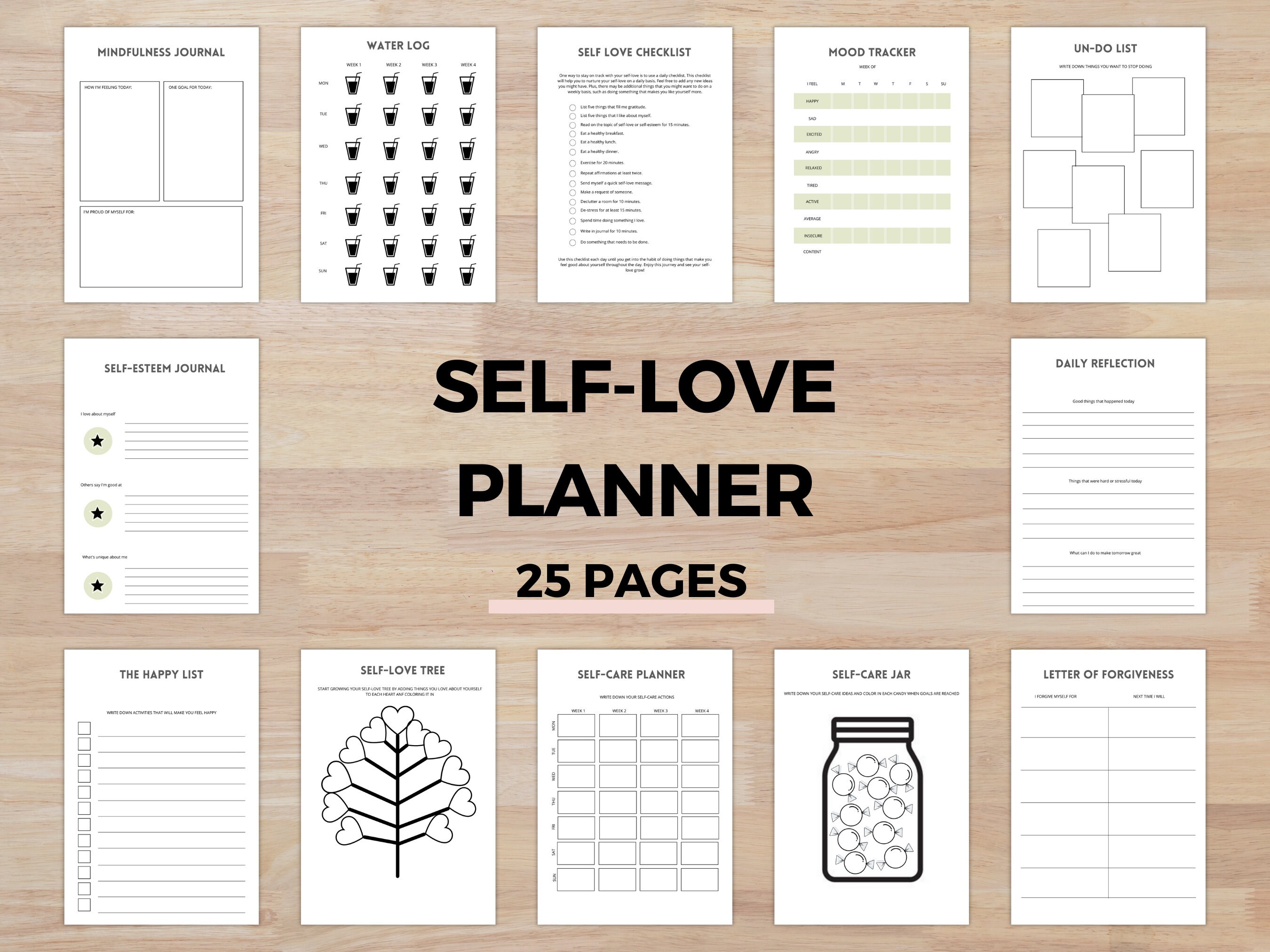 Digital Planner and Journal Bundle Digital Template Canva Digital ...