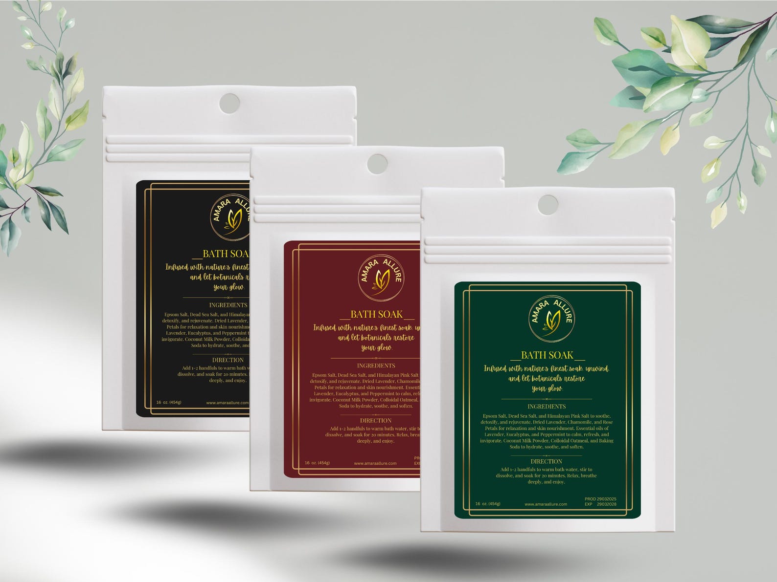 Editable Pouch Label Template Packaging Design Editable Body Product ...